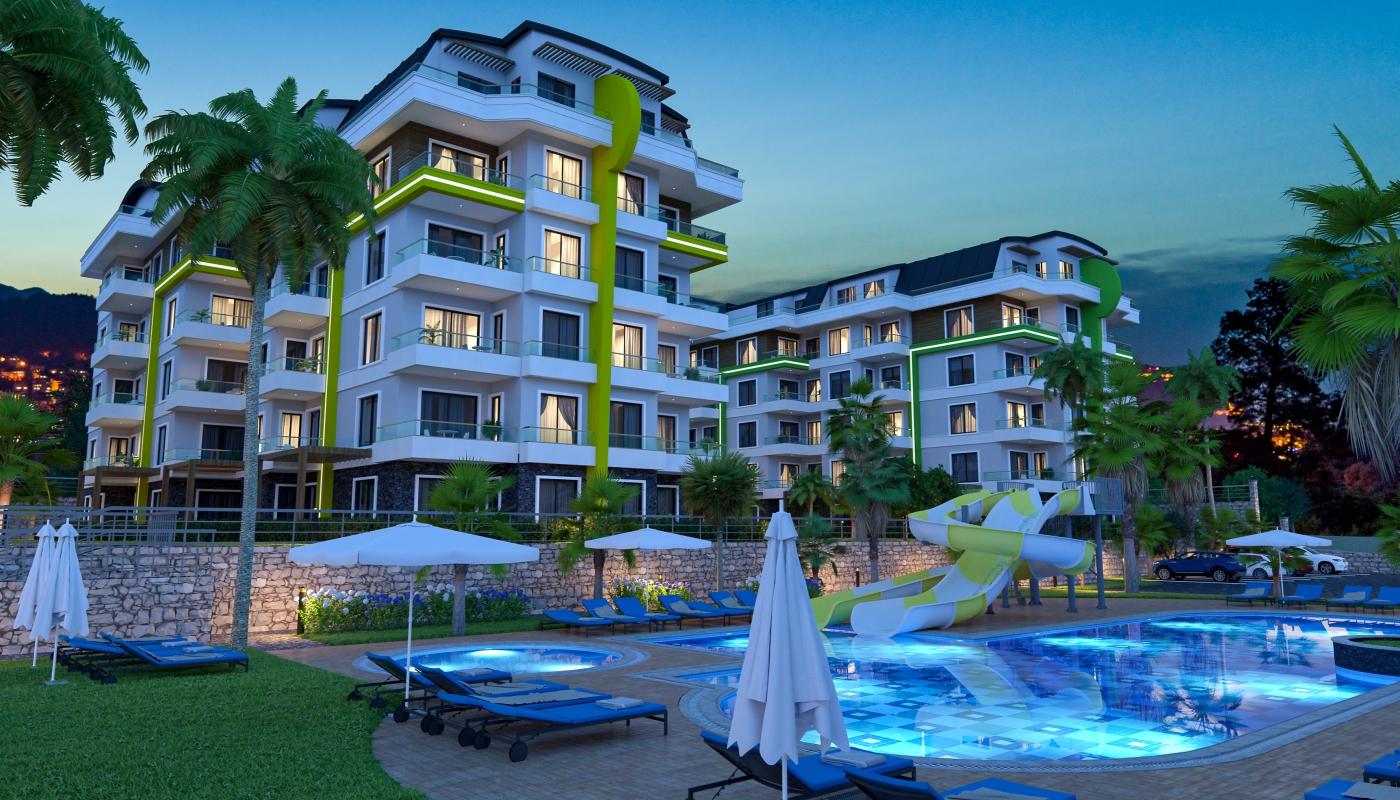 TÜRKİYEDE DAİRE SAHİBİ OL,OBADA LÜKS PROJE,OBA LİFE GARDEN RESİDENCE ...