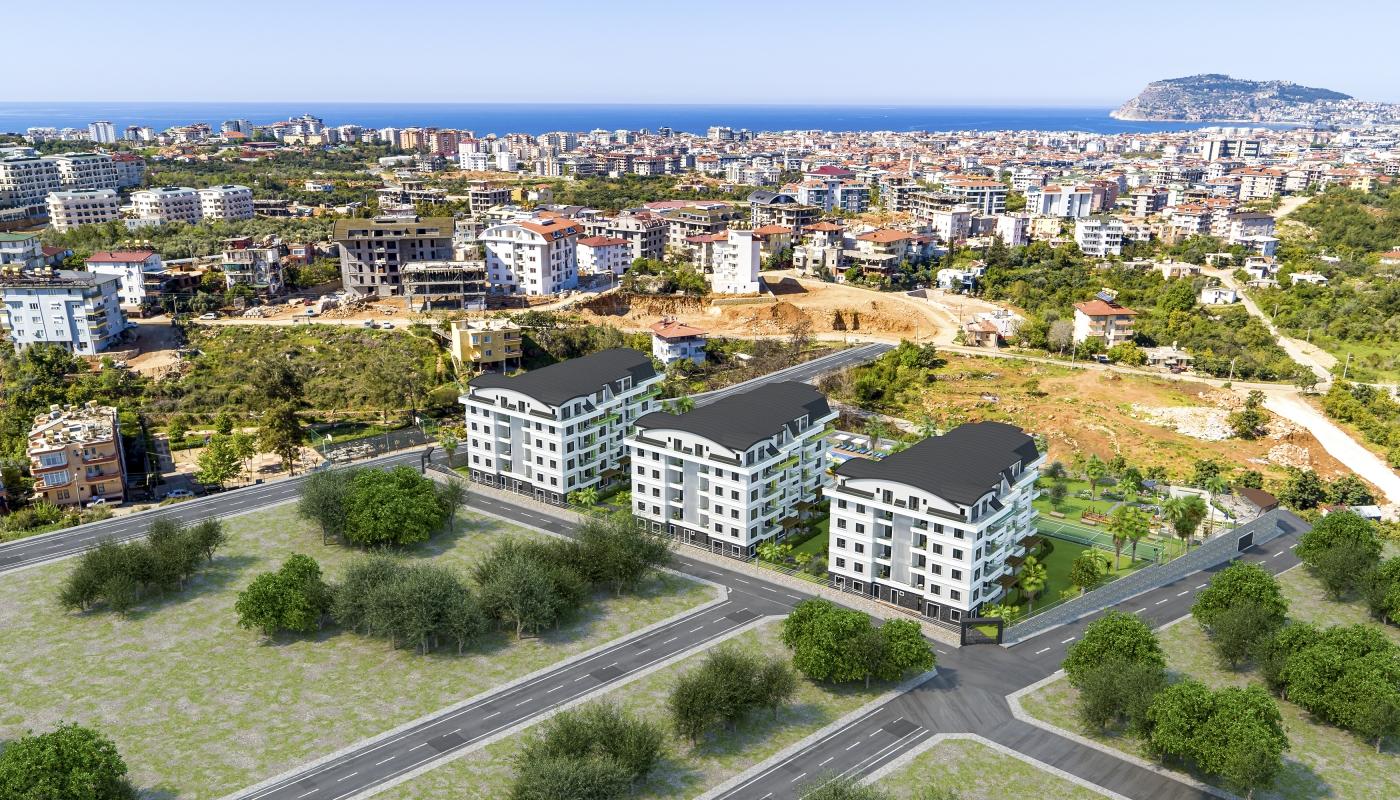 TÜRKİYEDE DAİRE SAHİBİ OL,OBADA LÜKS PROJE,OBA LİFE GARDEN RESİDENCE ...